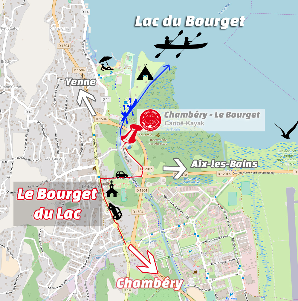 Location-de-canoe-sur-le-lac-du-bourget – Chambéry – Le Bourget Canoë Kayak